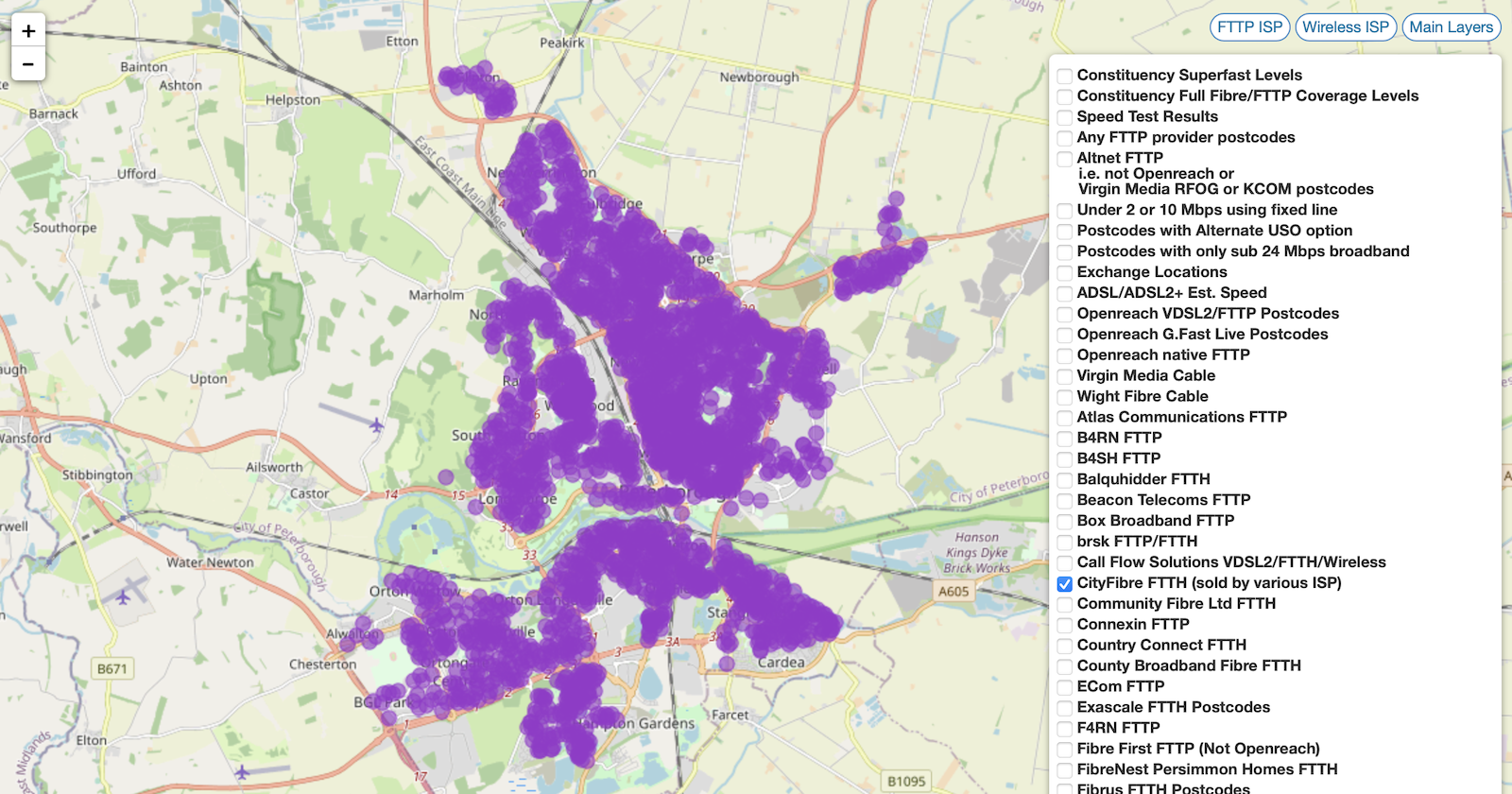 CityFibre announces primary FTTP build in Peterborough has finished ...