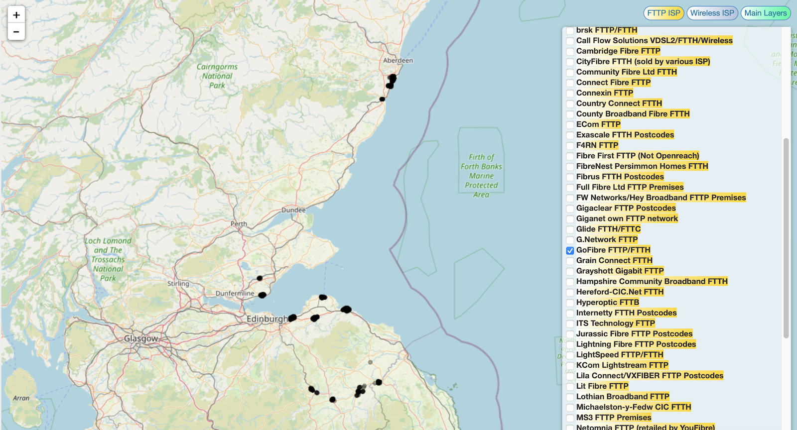 GoFibre says service available to 50,000 premises in Scotland and North ...