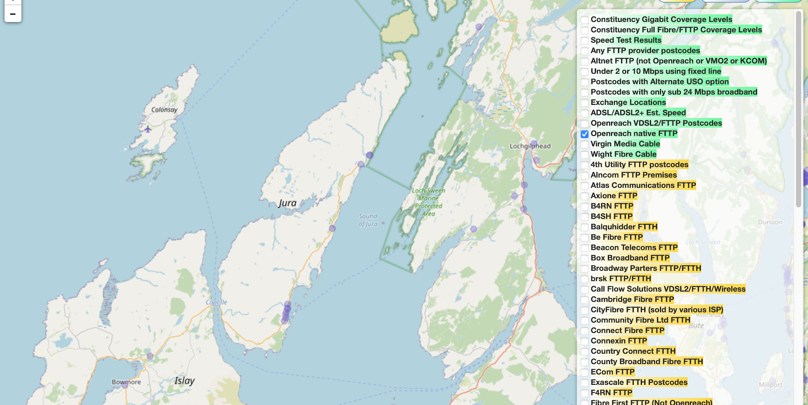 Vouchers bring full-fibre to the island of Jura | thinkbroadband