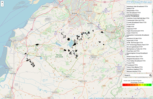 Truespeed full fibre maps updated | thinkbroadband
