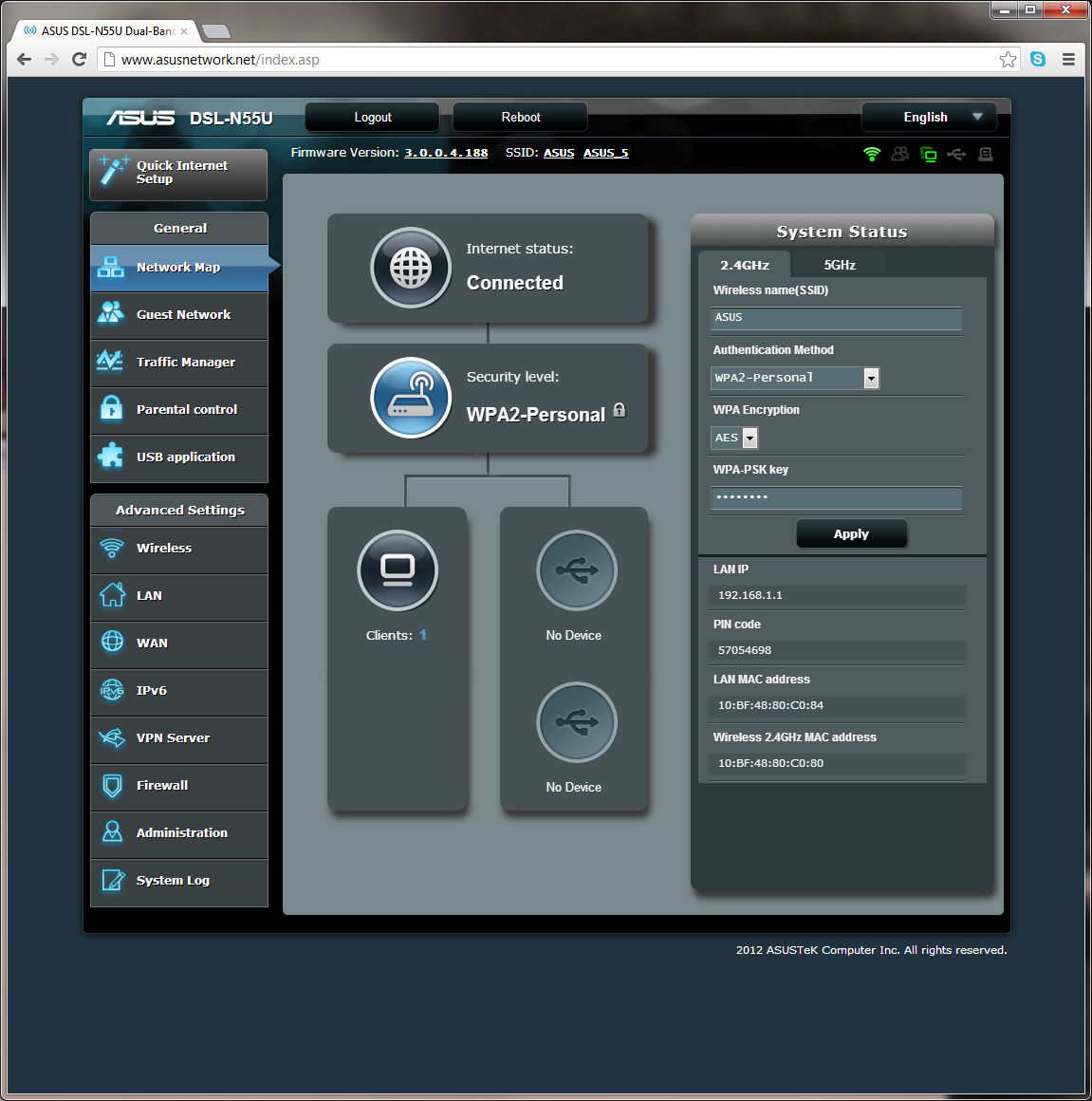Asus DSL-N55U ADSL2+ Dual-Band Modem/Router Review | thinkbroadband
