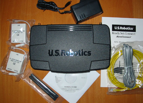 U.S. Robotics SureConnect ADSL Wireless Gateway Model 9106 Review ...