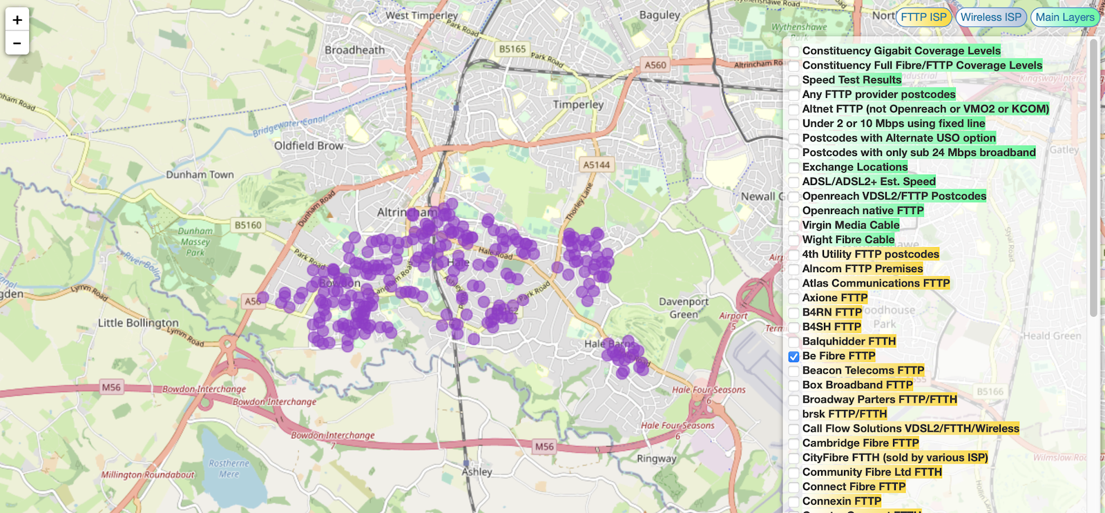 First BeFibre customer live in Bowdon and Hale area of Altrincham ...