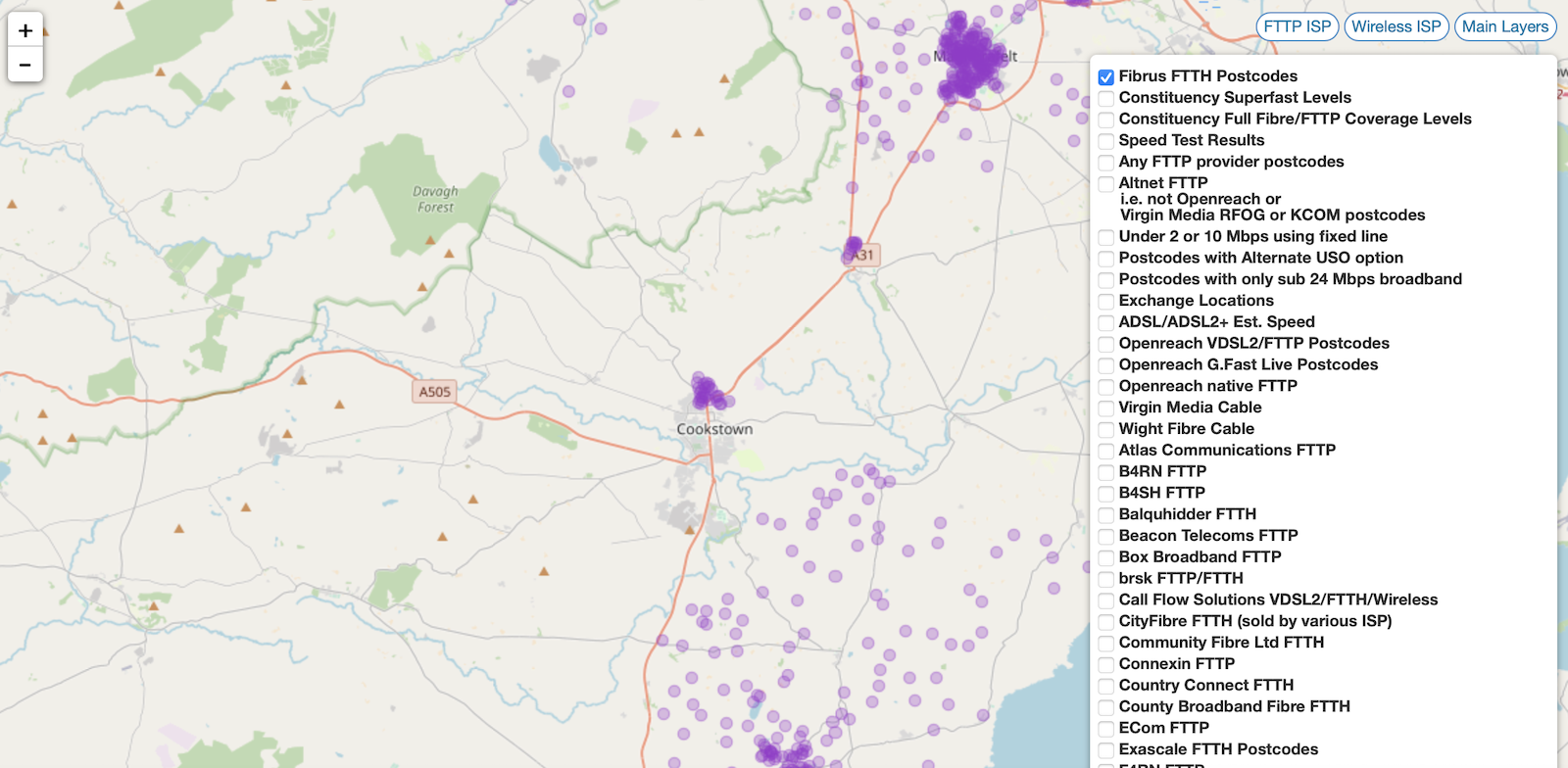 Fibrus full fibre roll-out in Cookstown, Northern Ireland | thinkbroadband