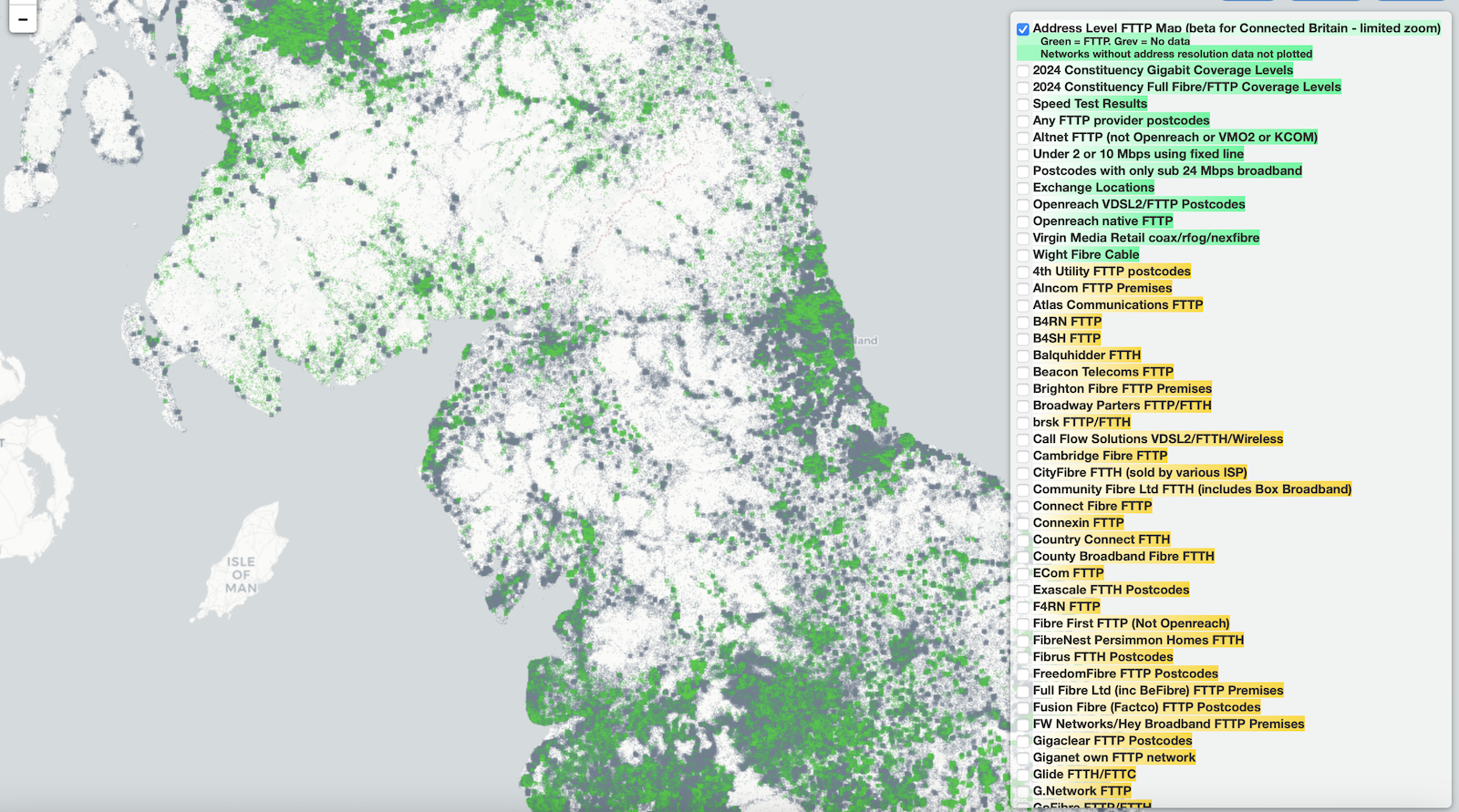 Exclusive: Address level broadband map launched | thinkbroadband