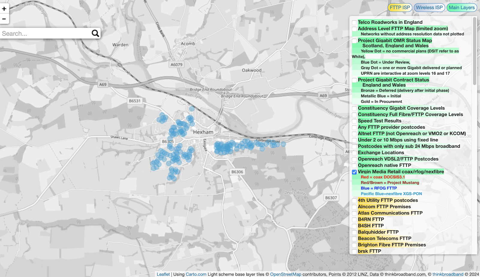 Hexham now has widespread nexfibre full fibre coverage | thinkbroadband