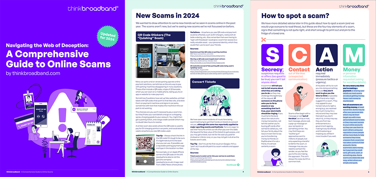 Online Scams — What's new in 2024 | thinkbroadband