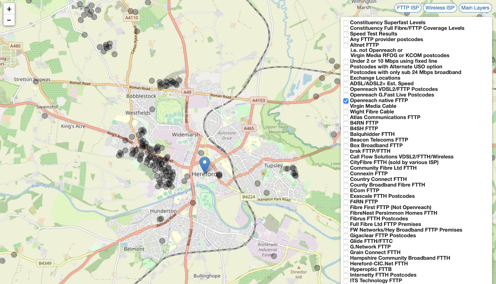 Openreach Fibre First arrives in Hereford | thinkbroadband