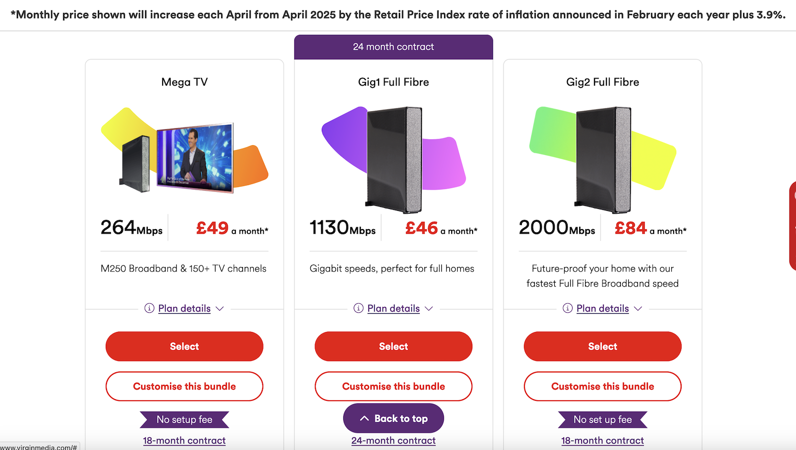 nexfibre 2 Gbps full-fibre service now showing on Virgin Media site ...