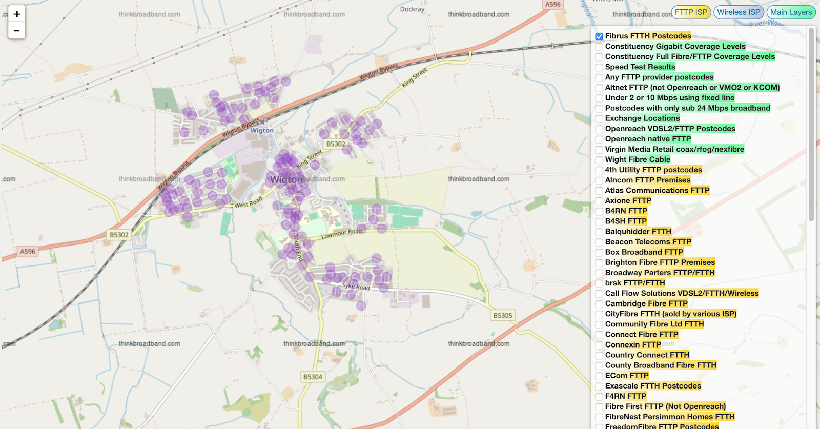 Wigton, Cumbria now has Fibrus full fibre available | thinkbroadband