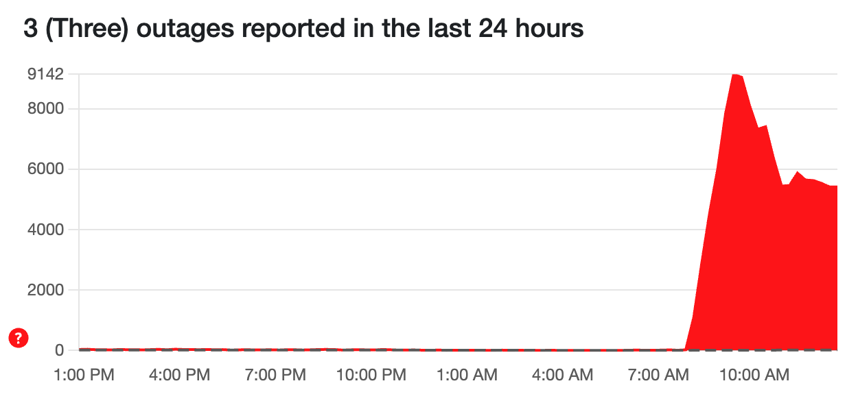 Three apologies for network issue affecting Voice services | thinkbroadband