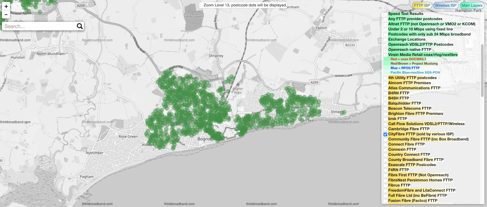 CityFibre rollout in Bognor Regis includes 286 km of fibre so far ...