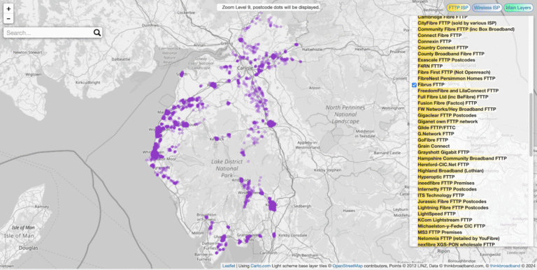 Fibrus claims milestone of 100,000 FTTP premises passed in Cumbria ...
