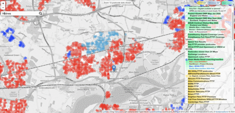 nexfibre full fibre available to 6,000 homes in Widnes - UPDATED ...